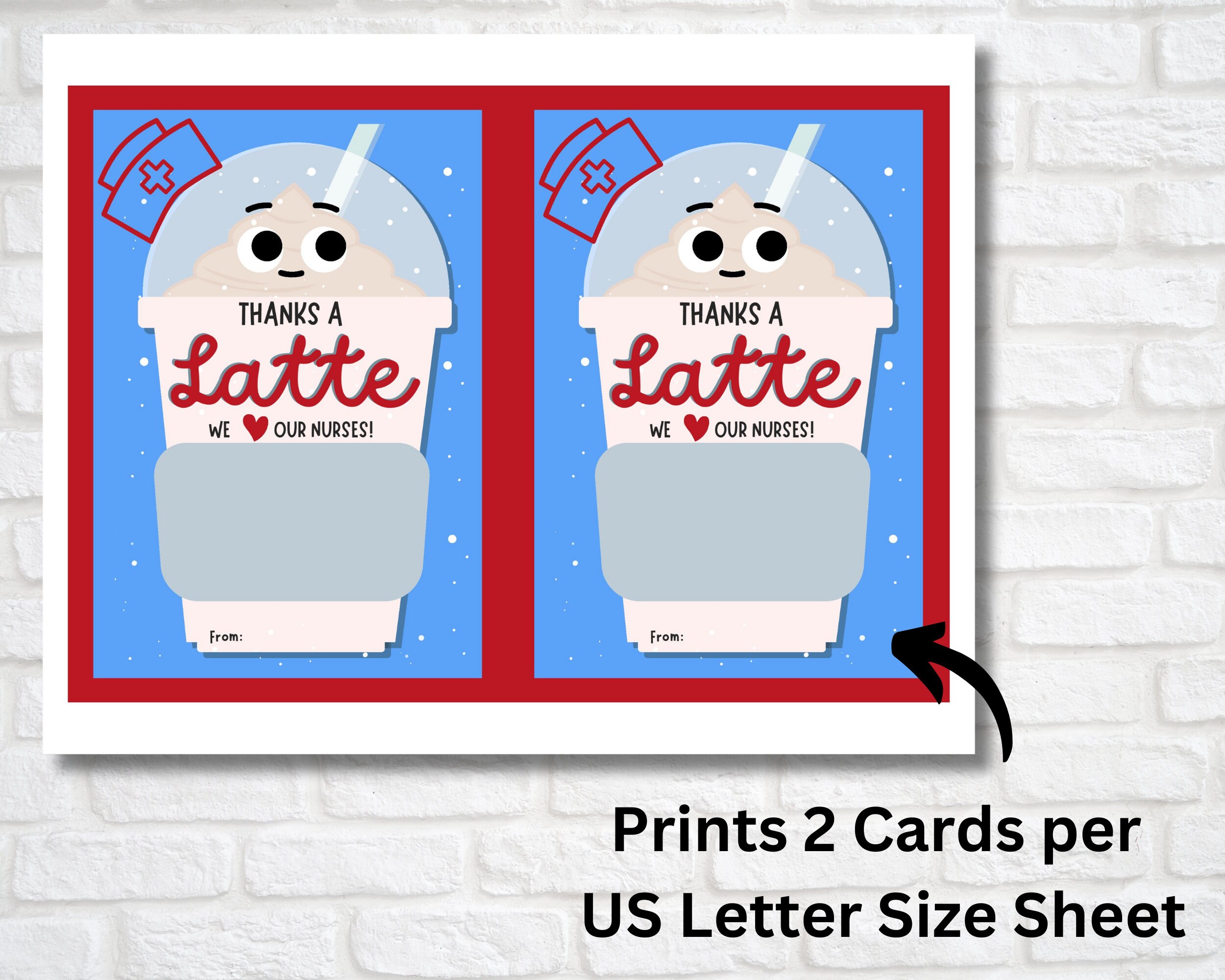Nurse Appreciation Gift, Coffee Gift Card Holder, Nurses Week Gift, RN ...