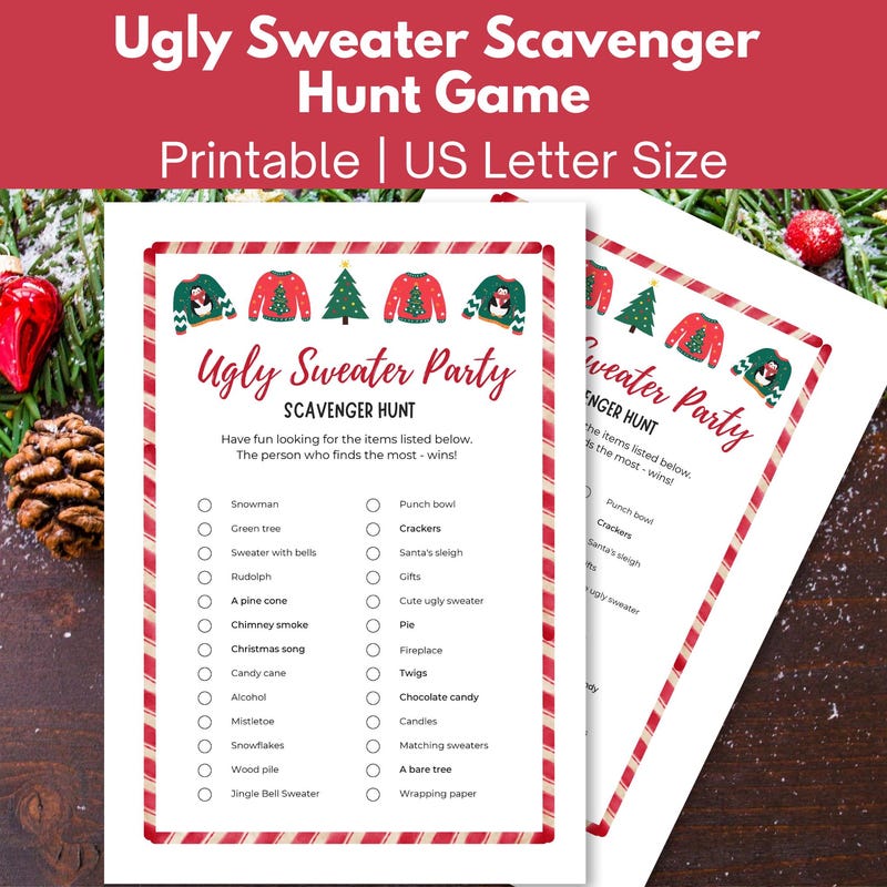Grinch Scavenger Hunt - Etsy
