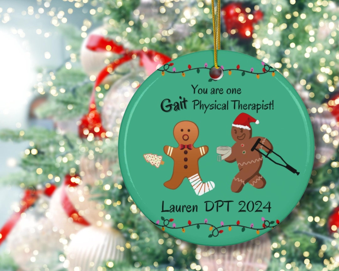Physical Therapist Ornament Christmas, Personalized Physical Therapy ...