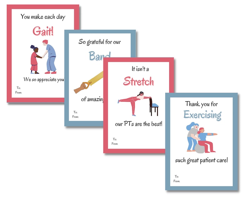 Funny Physical Therapy Appreciation Cards | Physical Therapy Thank You ...