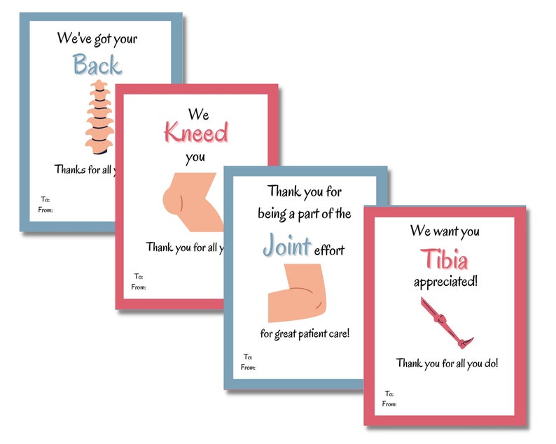 Funny Orthopedic Medical Cards for Doctors, Nurses, CNA, NP, PA ...