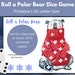 Roll a Polar Bear Candy Dice Game for Kids | Christmas & New Year Table ...
