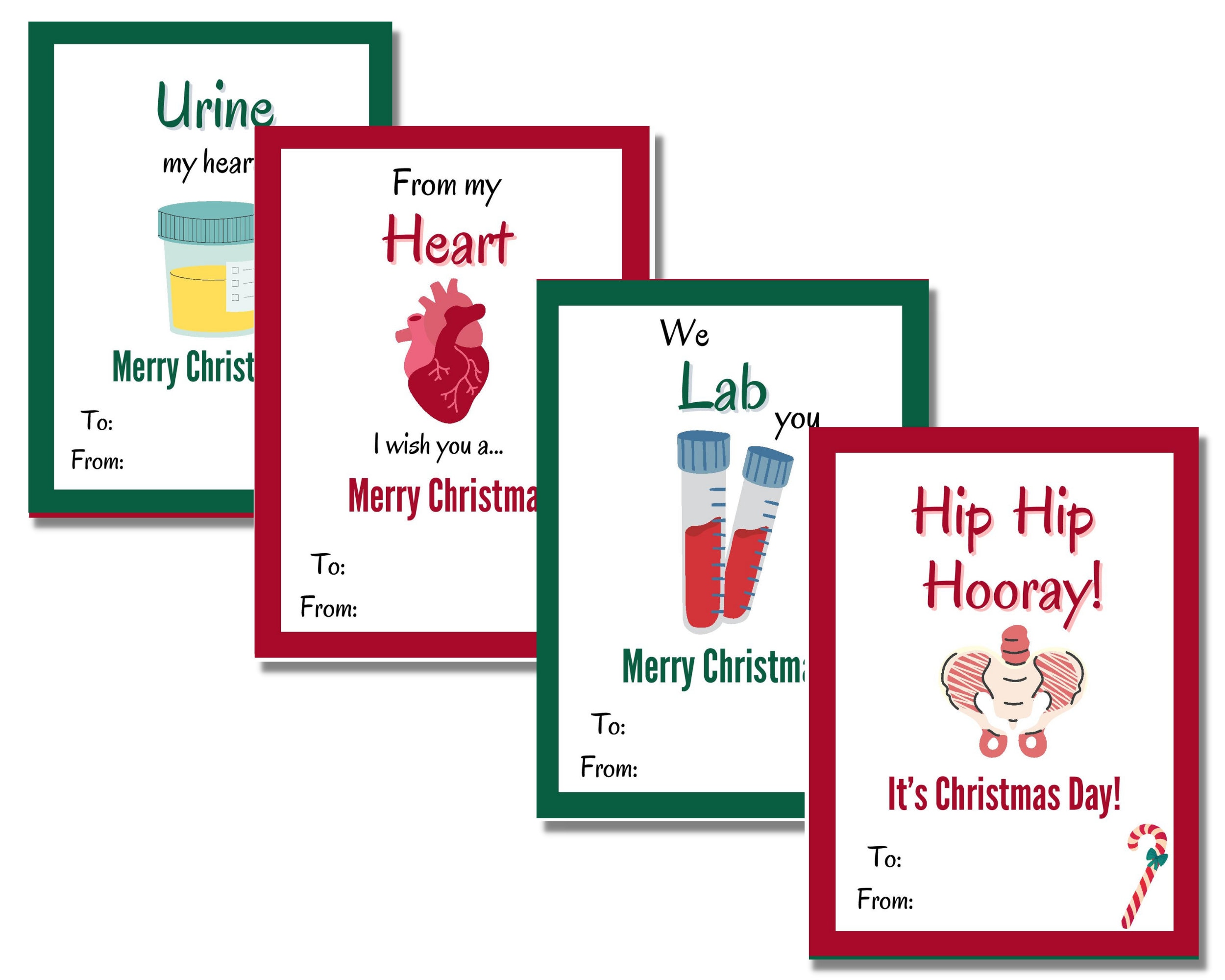 Funny Medical Christmas Cards for Doctors, Nurses, CNA, MA, PA ...
