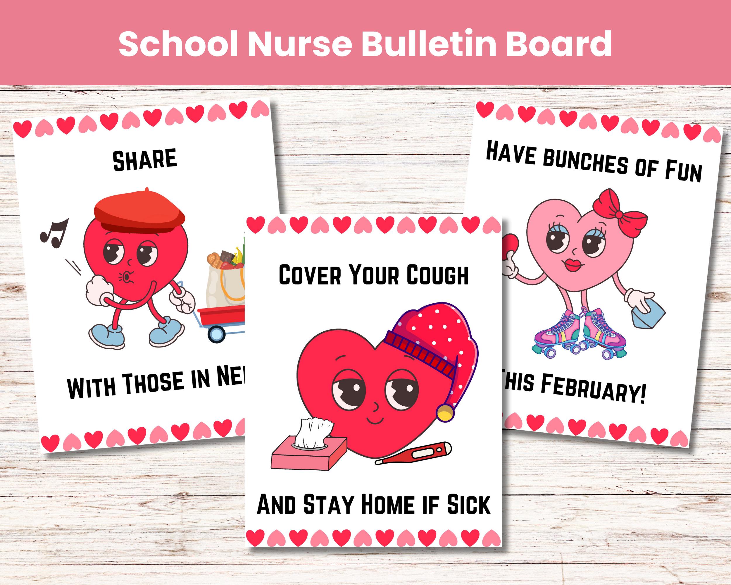 School Nurse Valentine's Day Bulletin Board, Teacher Bulletin Board ...
