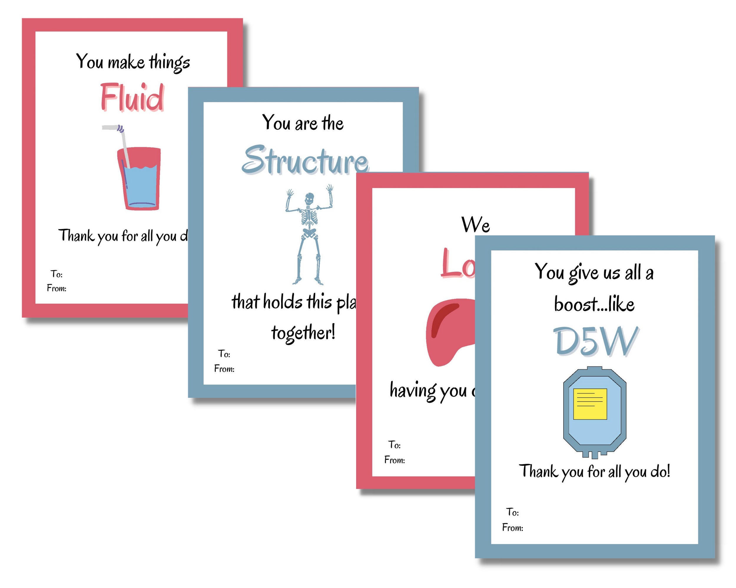 Funny Medical Appreciation Cards for Doctors, Nurses, CNA, MA, PA ...
