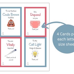 Funny Medical Cards for Doctors, Nurses, CNA, PA, NP, Physical Therapy ...