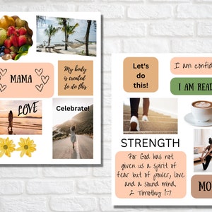 Pregnancy Vision Board Printable Images, Pictures & Words | Christian ...