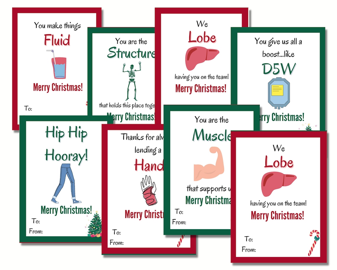 Funny Medical Christmas Cards for Doctors, Nurses, CNA, MA, PA ...