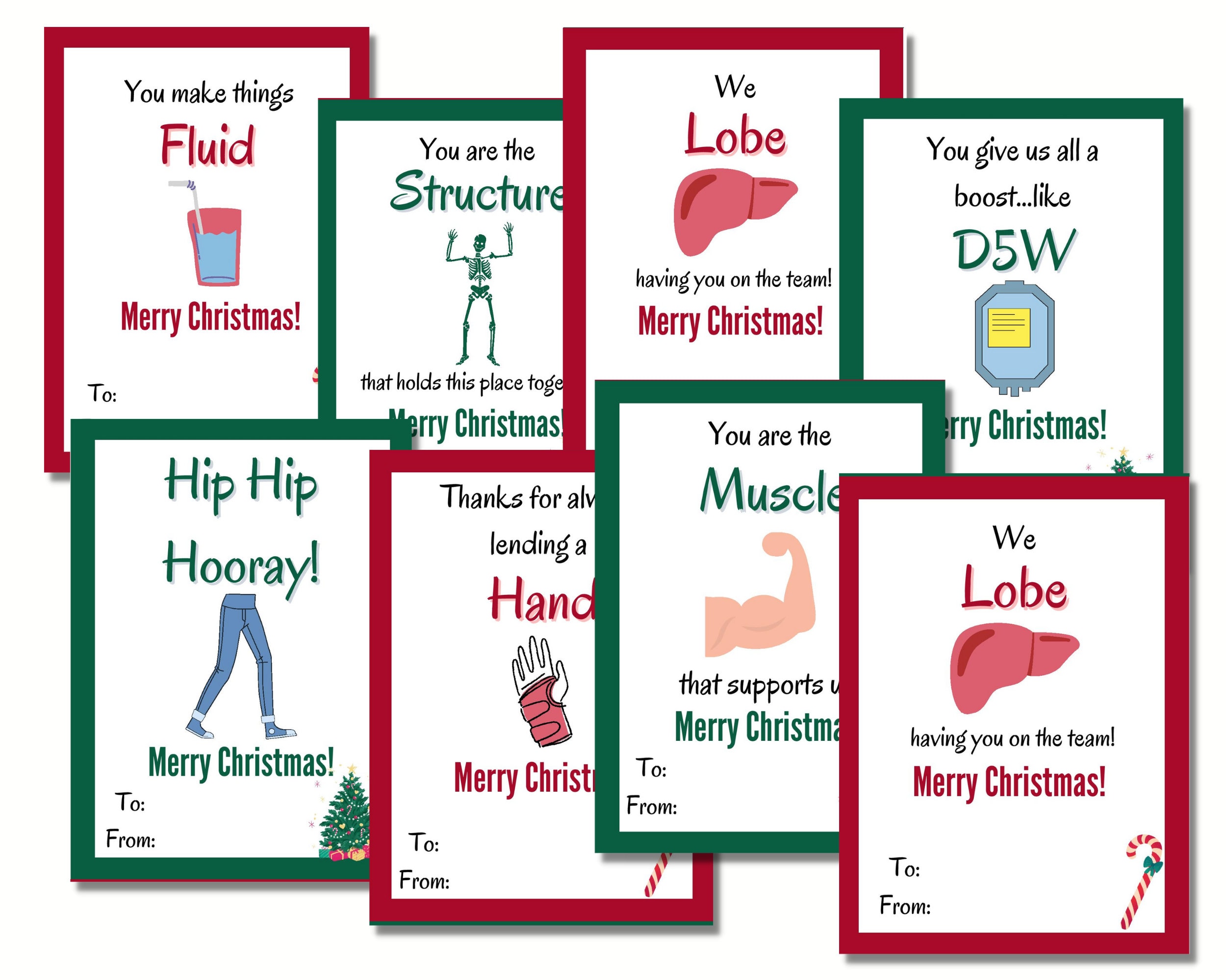 Funny Medical Christmas Cards for Doctors, Nurses, CNA, MA, PA ...