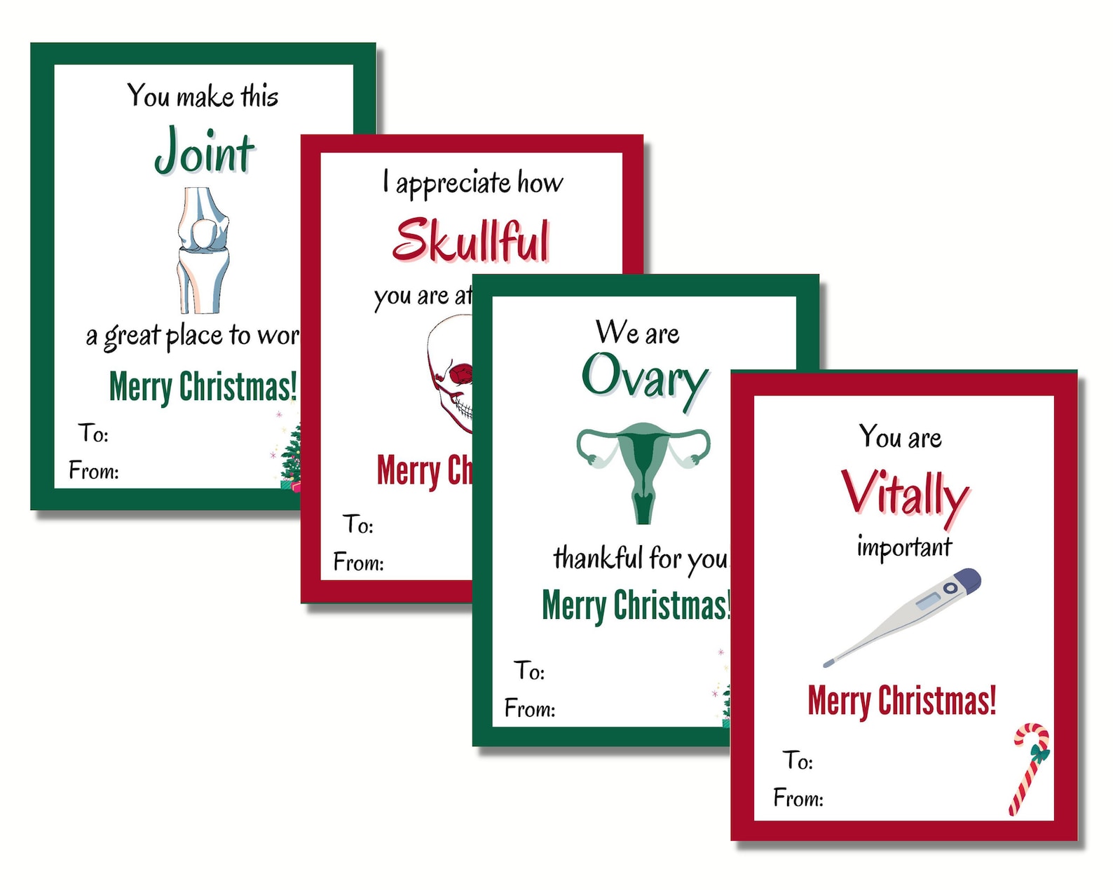 Funny Medical Christmas Cards for Doctors, Nurses, CNA, MA, PA ...