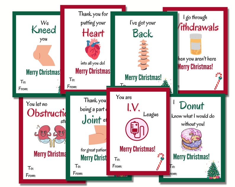 Funny Medical Christmas Cards for Doctors, Nurses, CNA, MA, PA ...