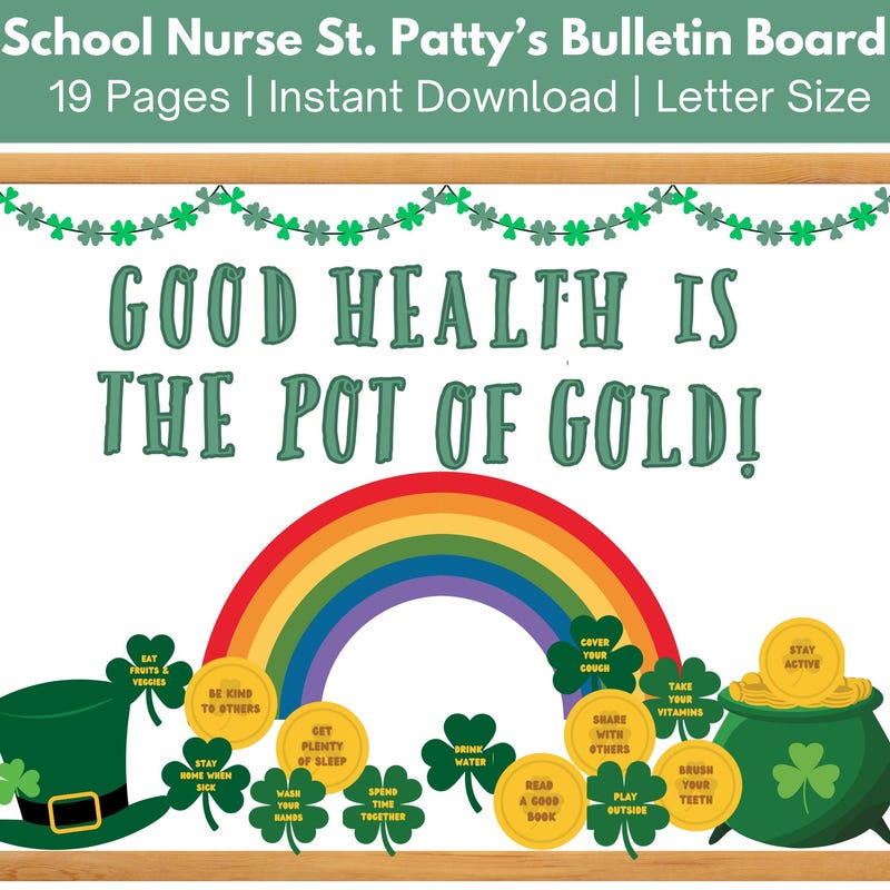 St Patricks Bulletin - Etsy