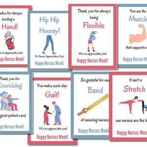 Nurses Week Printable Gift Tags, Nurses Week Funny Medical Cards, Nurse ...