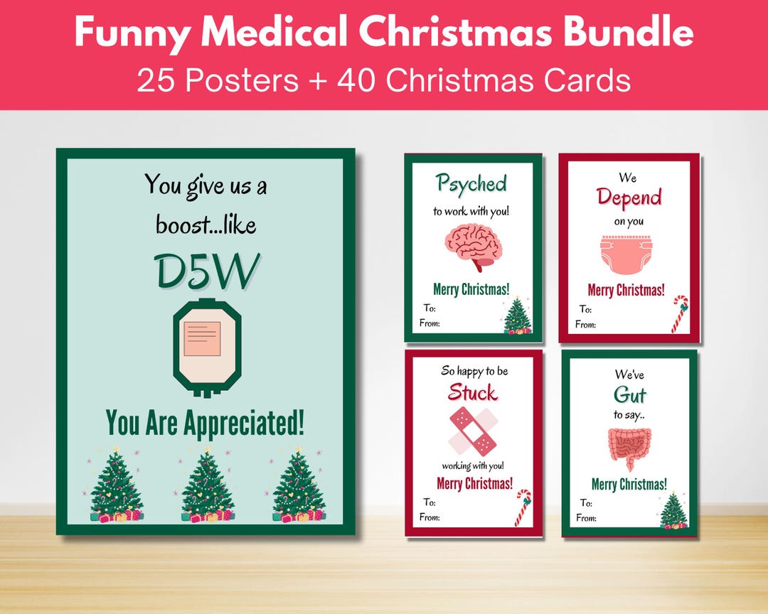 Funny Medical Christmas Cards and Funny Medical Christmas Posters ...