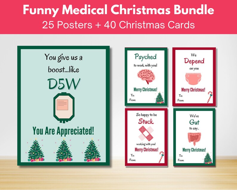 Funny Medical Christmas Cards and Funny Medical Christmas Posters ...