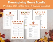 Thanksgiving Game Bundle Scavenger Hunt This or That - Etsy