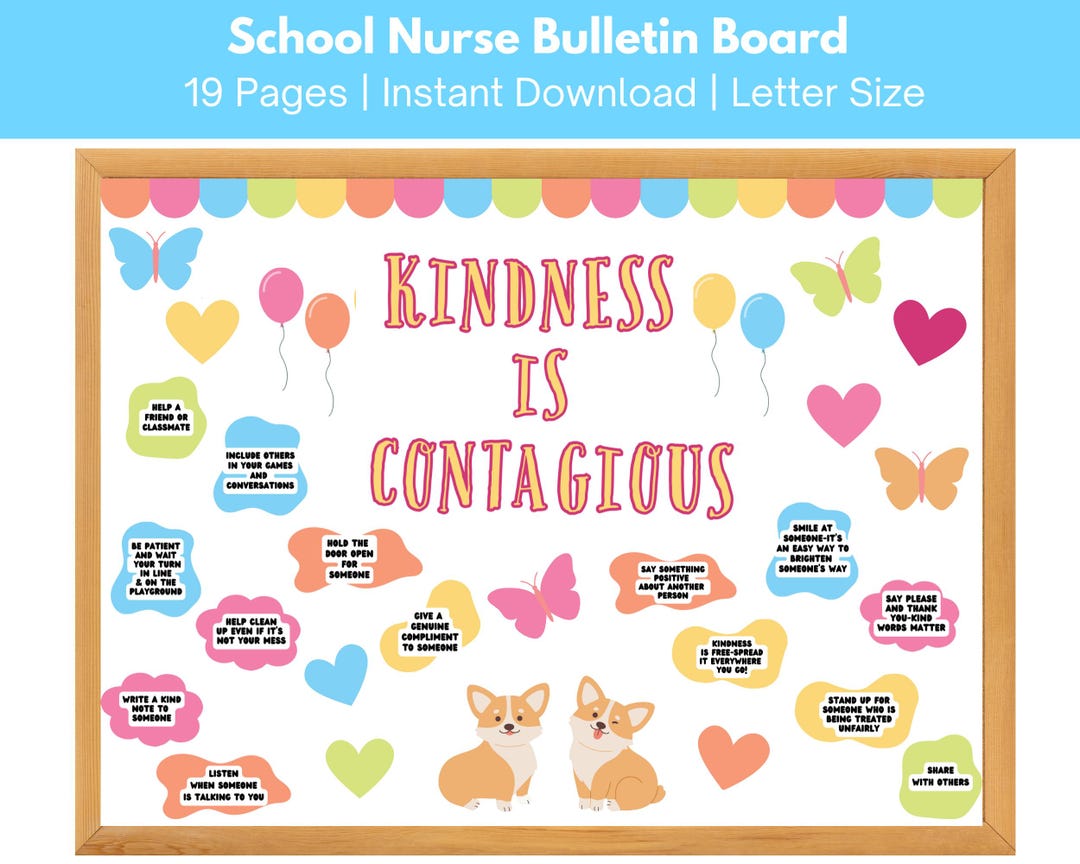School Nurse Bulletin Board, Teacher Bulletin Board Kit, School Nurse ...