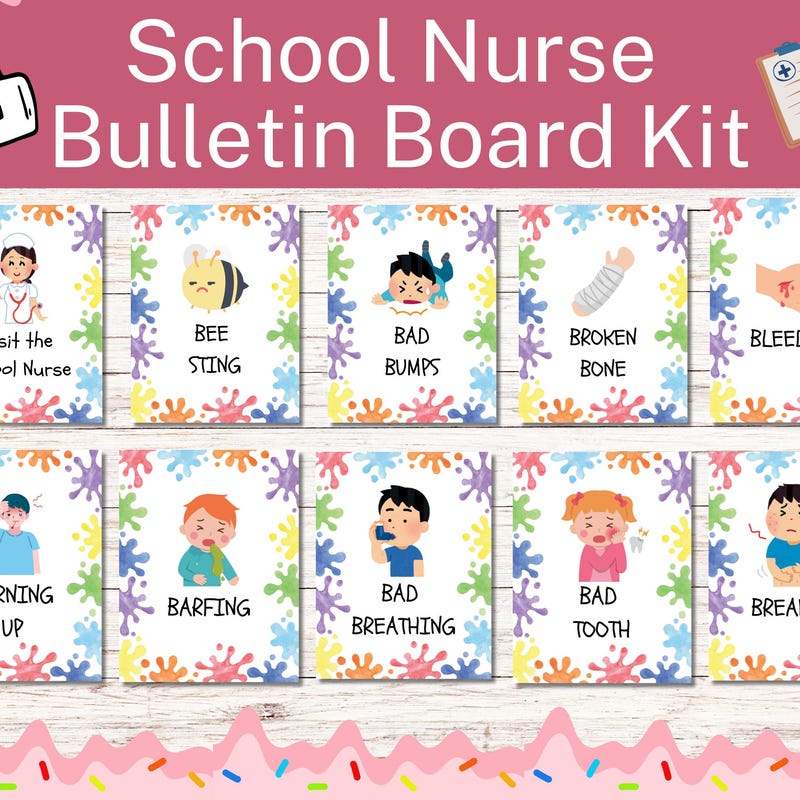 School Nurse Posters - Etsy