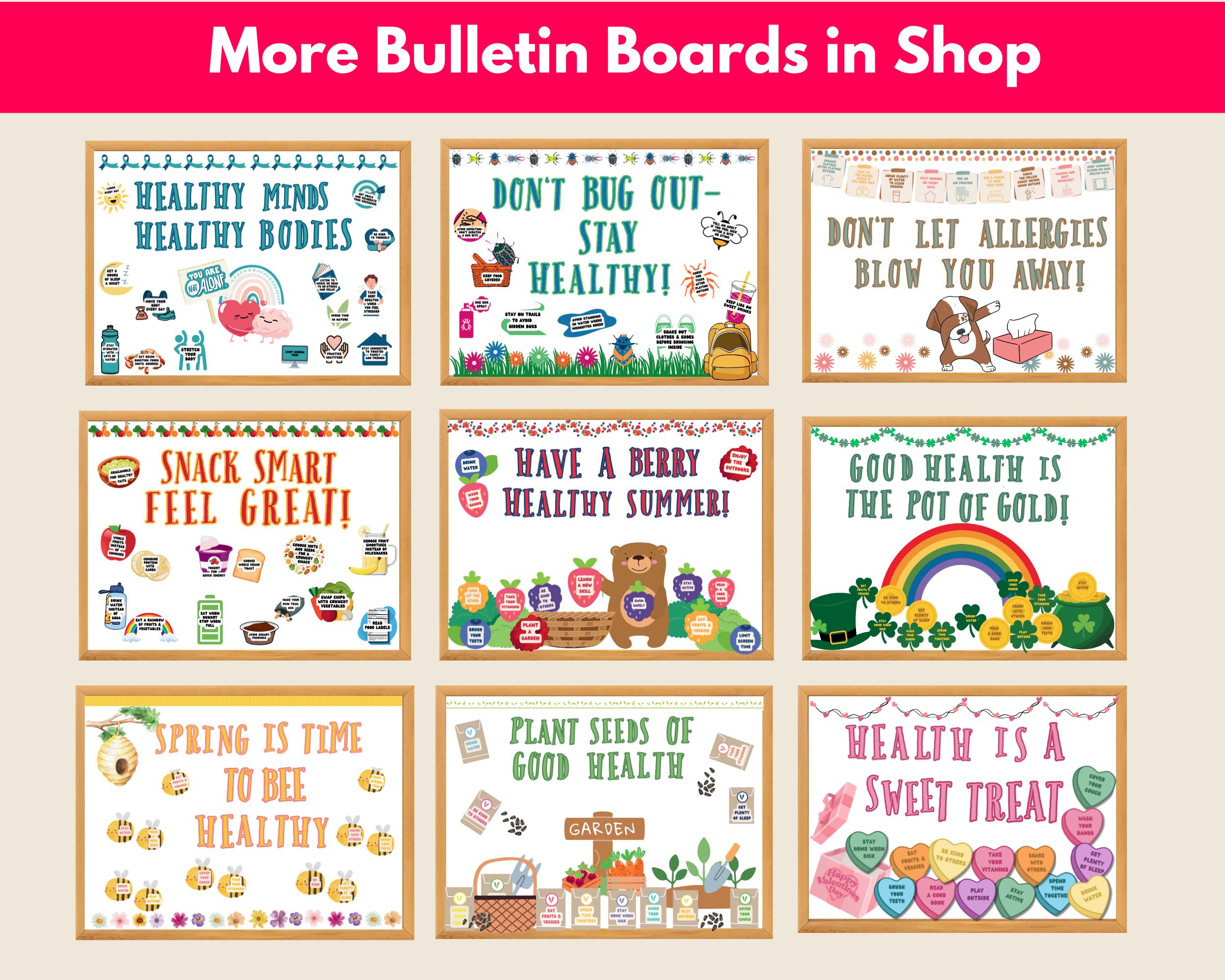 School Nurse Bulletin Board, Teacher Bulletin Board Kit, School Nurse ...