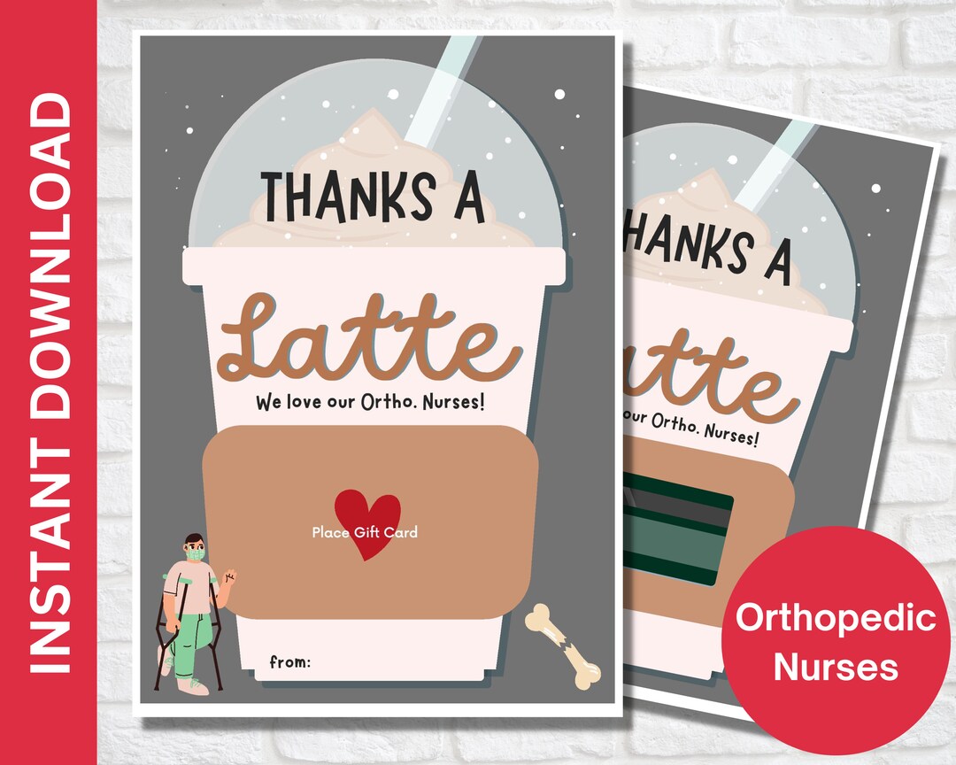 Nurse Coffee Gift Card Holder, Nurse Appreciation Gift, RN Thank You ...