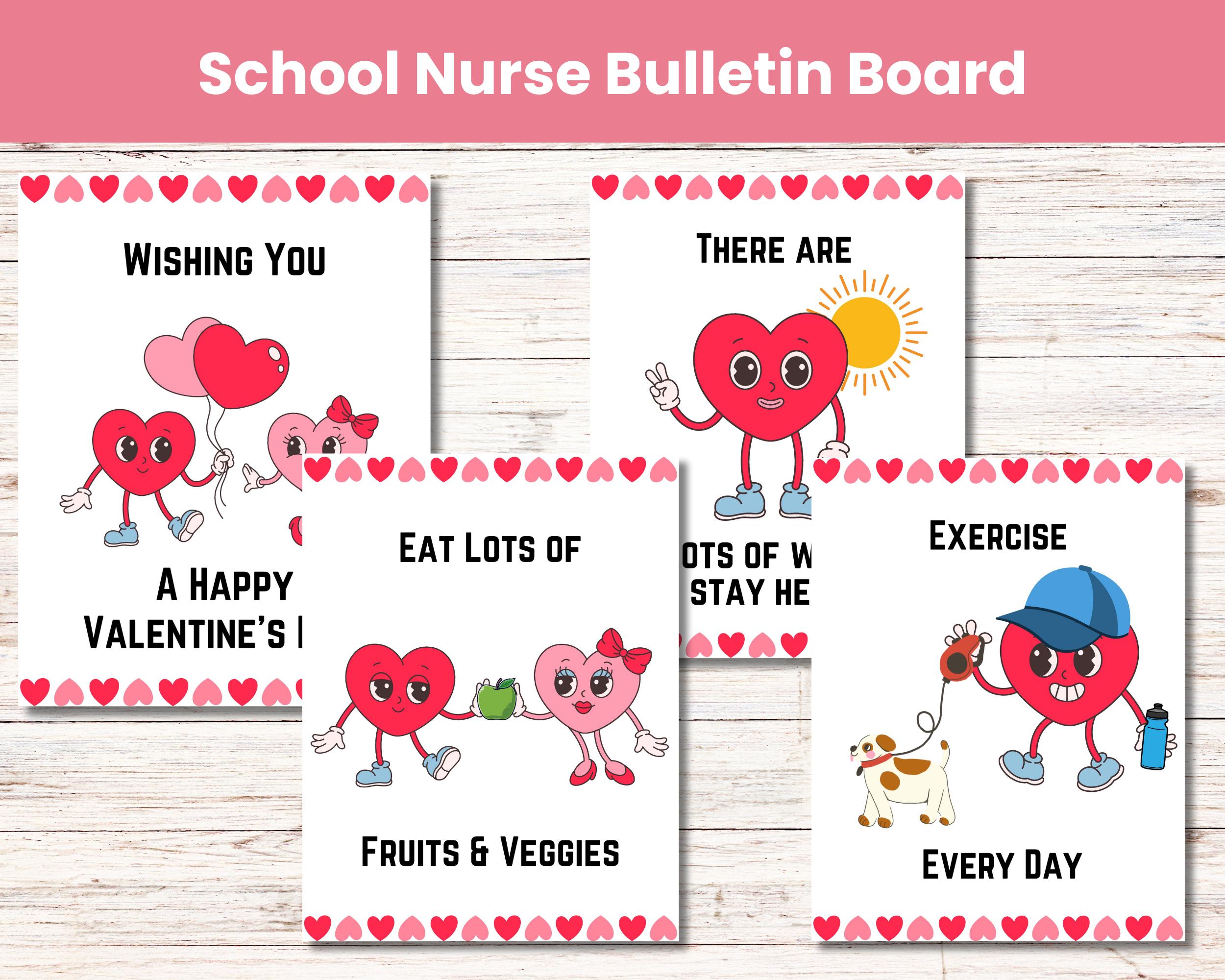School Nurse Valentine's Day Bulletin Board, Teacher Bulletin Board ...