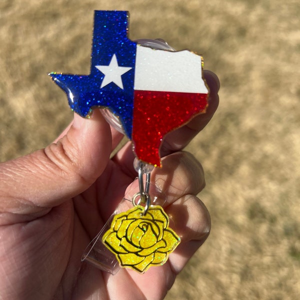 State of Texas Badge Holder - Etsy