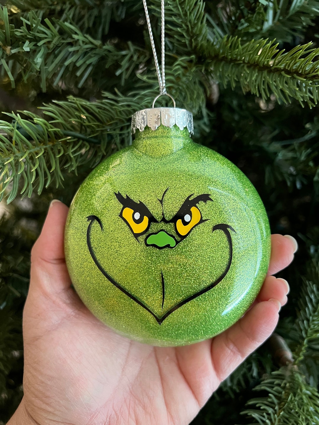 Christmas Grouch Ornament Tree Decoration Ready to Ship Friend Gift for ...
