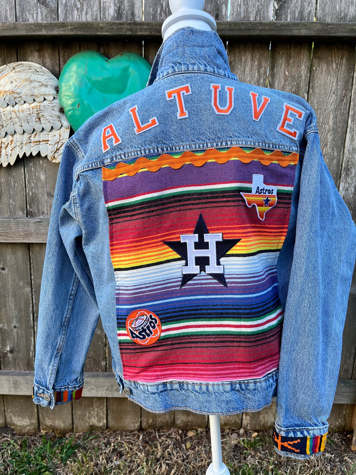 Custom Sports Team Denim Jacket | MLB | NFL | NBA | Collegiate - Etsy