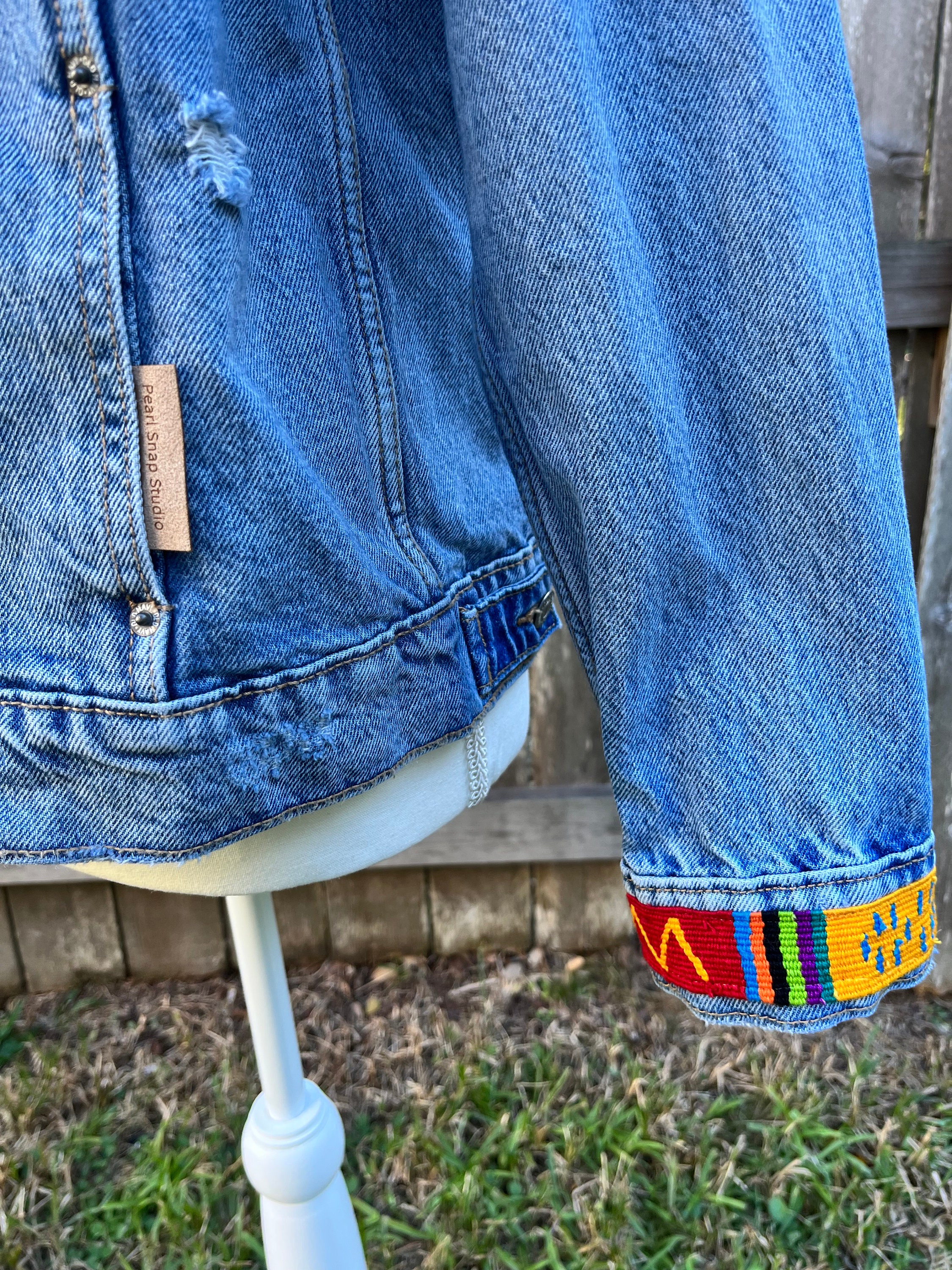 Custom Sports Team Denim Jacket MLB NFL NBA Collegiate - Etsy