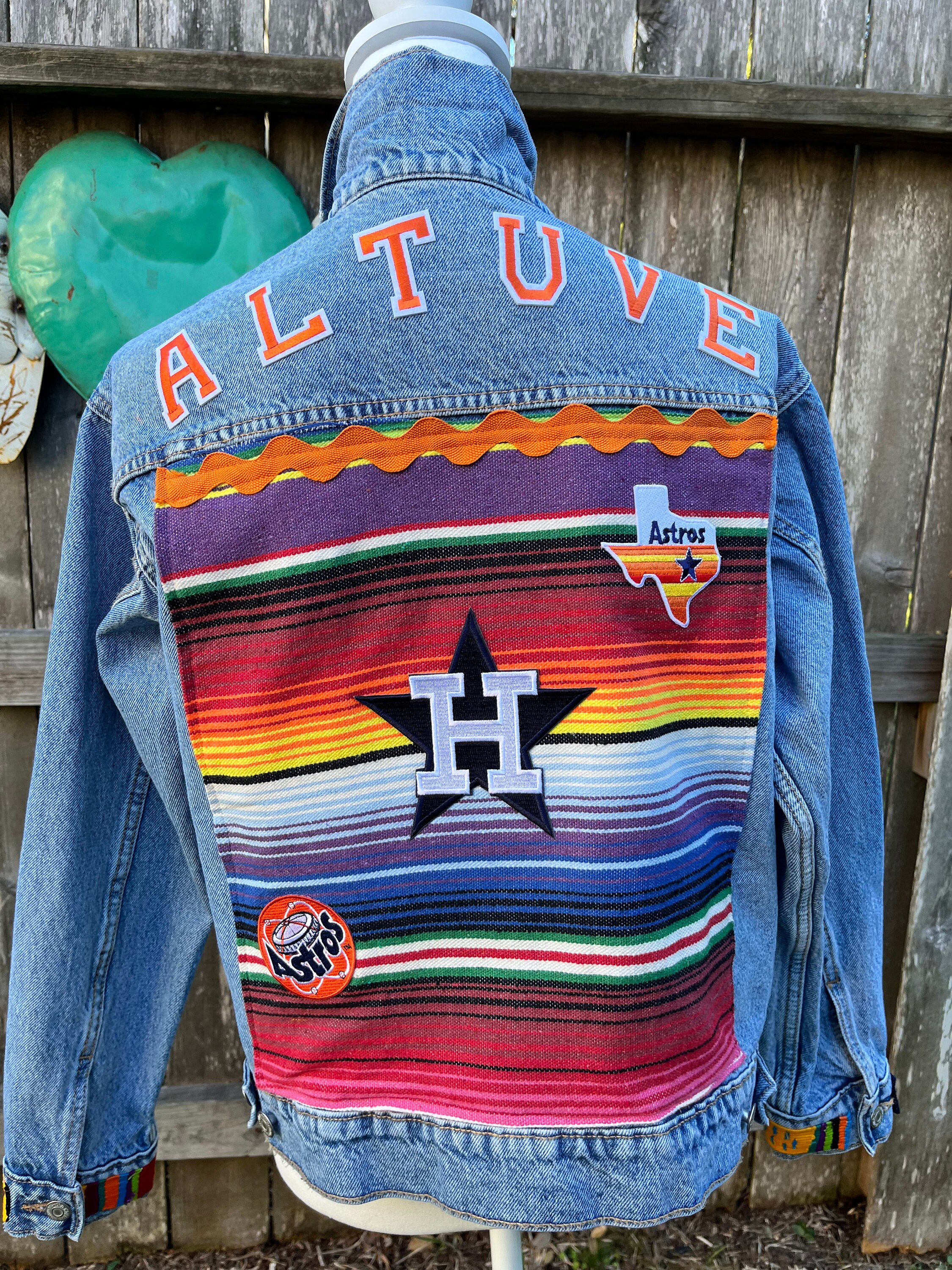 Custom Sports Team Denim Jacket | MLB | NFL | NBA | Collegiate - Etsy