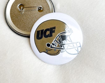 Five 1 ONE INCH Diameter University of Central Florida Pins Pinback ...