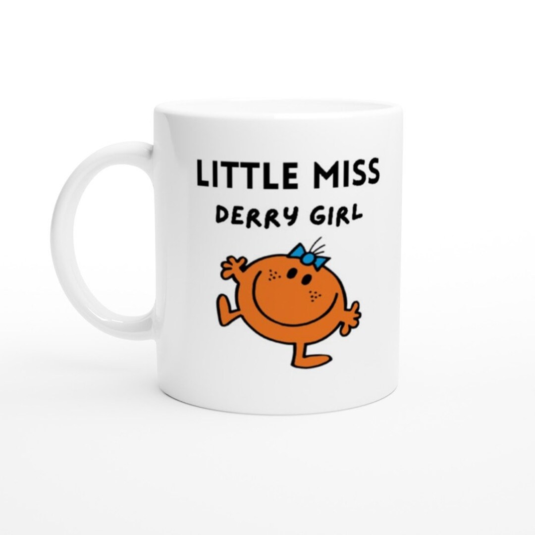 FREE POSTAGE Little Miss Derry Girl Mr Men Cartoon Funny Tv Show ...