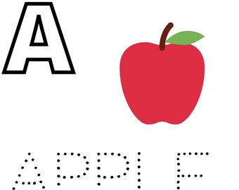 African American Alphabet Cards | Etsy