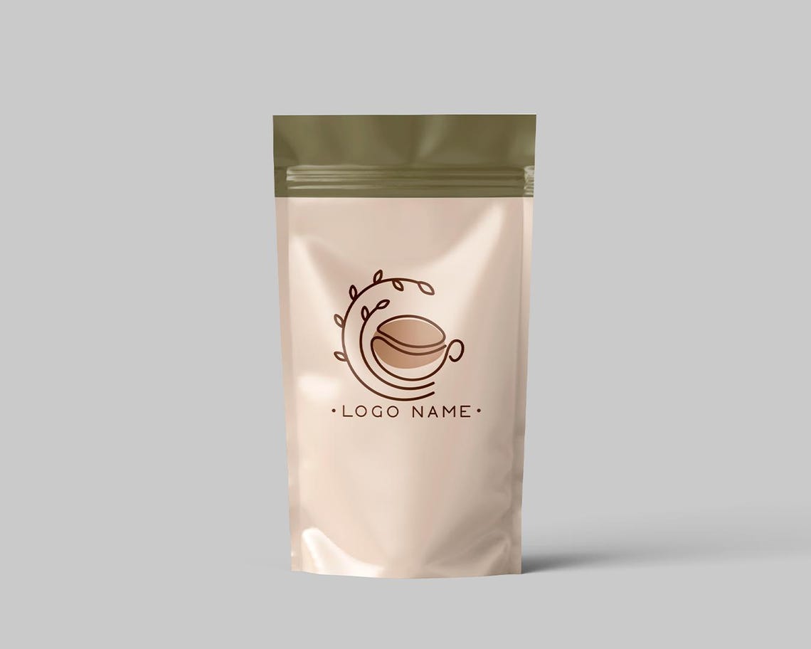 Coffee Place Logo Design Template | White Logo | Premade Logo | Small ...