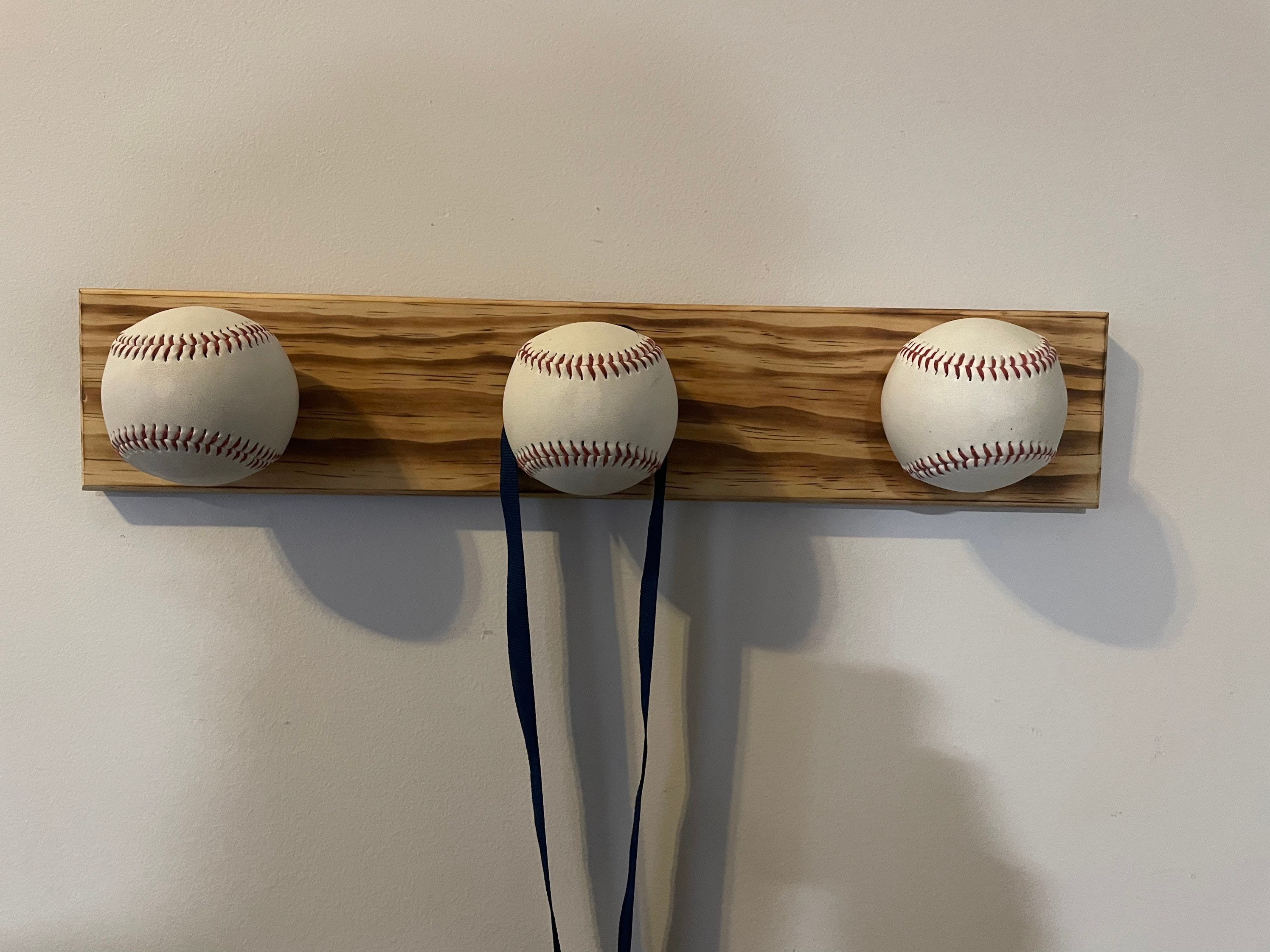 Rustic Baseball Hat/coat/medal Hanger - Etsy