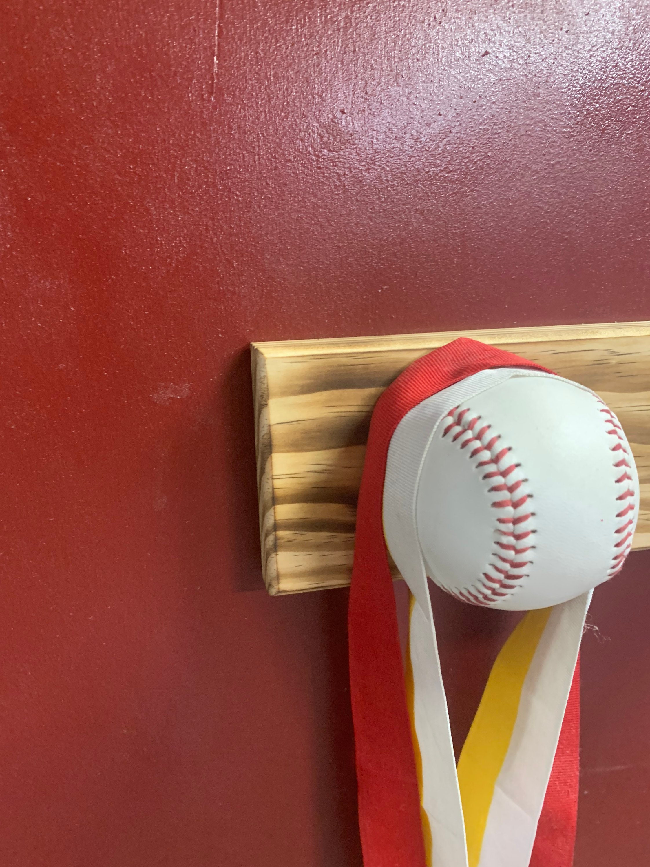 Rustic Baseball and Ring Display Holds 44 Rings/medals and - Etsy