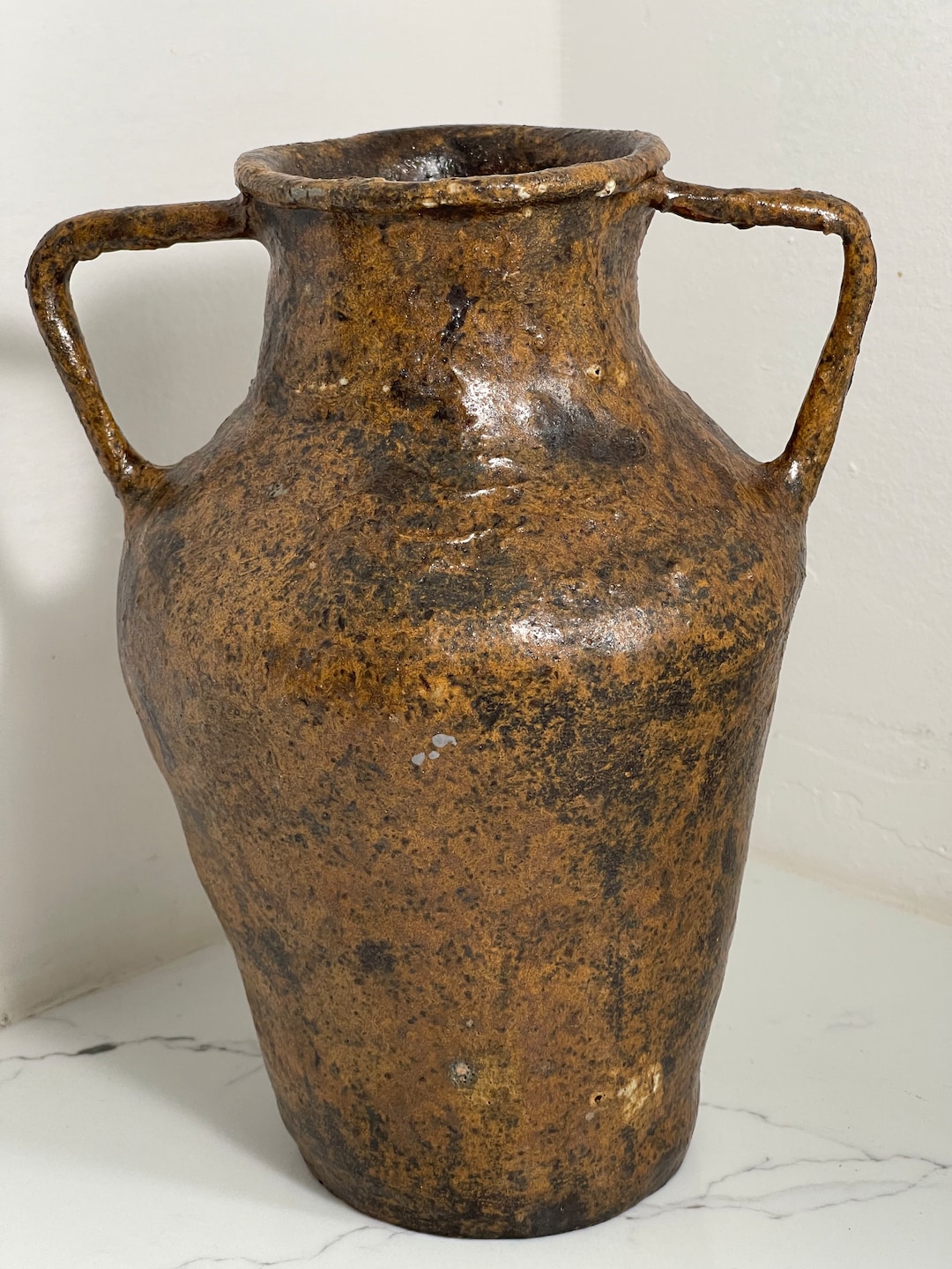 Antique Flower Pot, Rustic , Primitive Jug, Pottery - Etsy