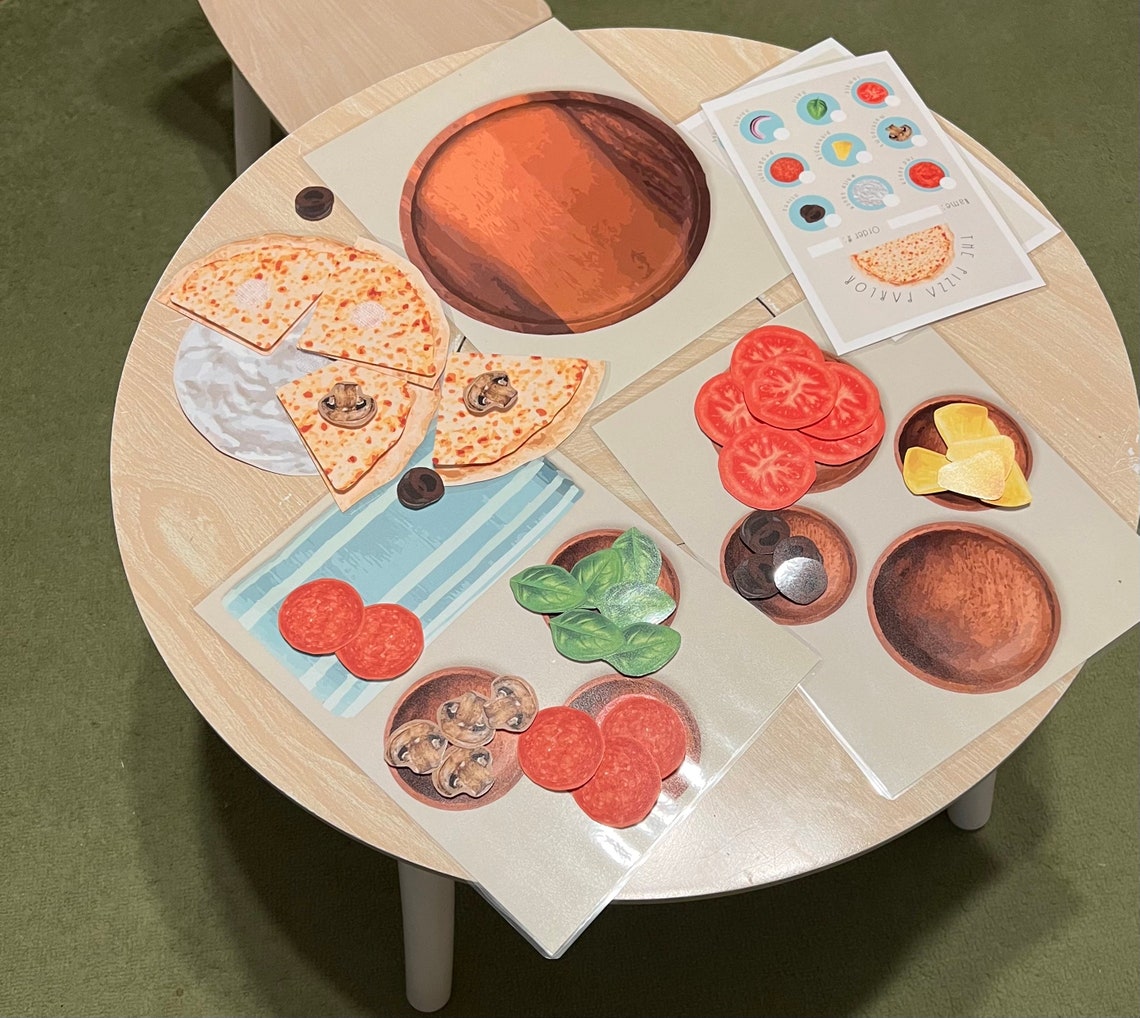 Pizza Parlor Pretend Play Set INSTANT DOWNLOAD Kids - Etsy