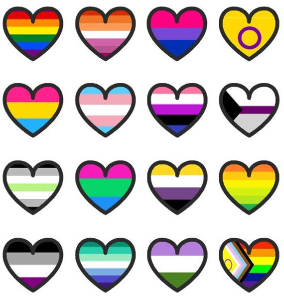 LGBTQ Pride Flags Print - Etsy