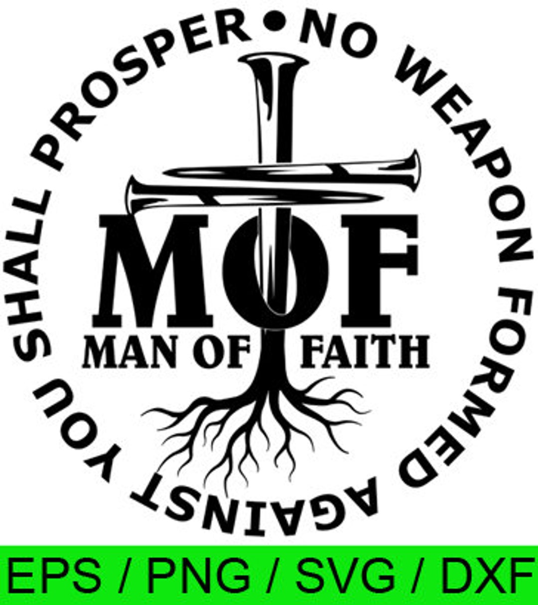 Man of Faith, Christian Inspiration SVG / PNG / Instant Download - Etsy