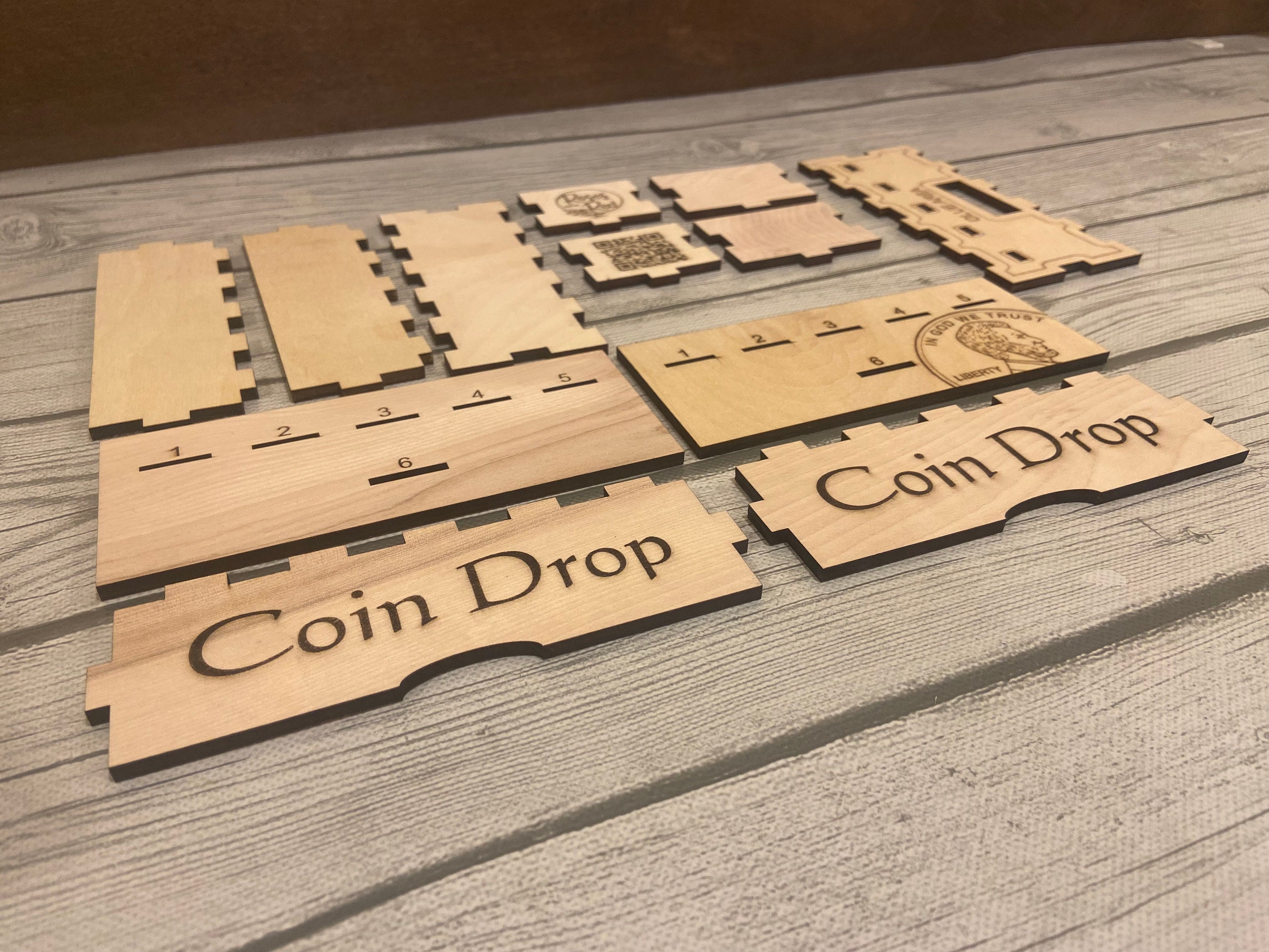 Coin Drop Game SVG Fun Glowforge Laser Dice Handmade Bar - Etsy Canada