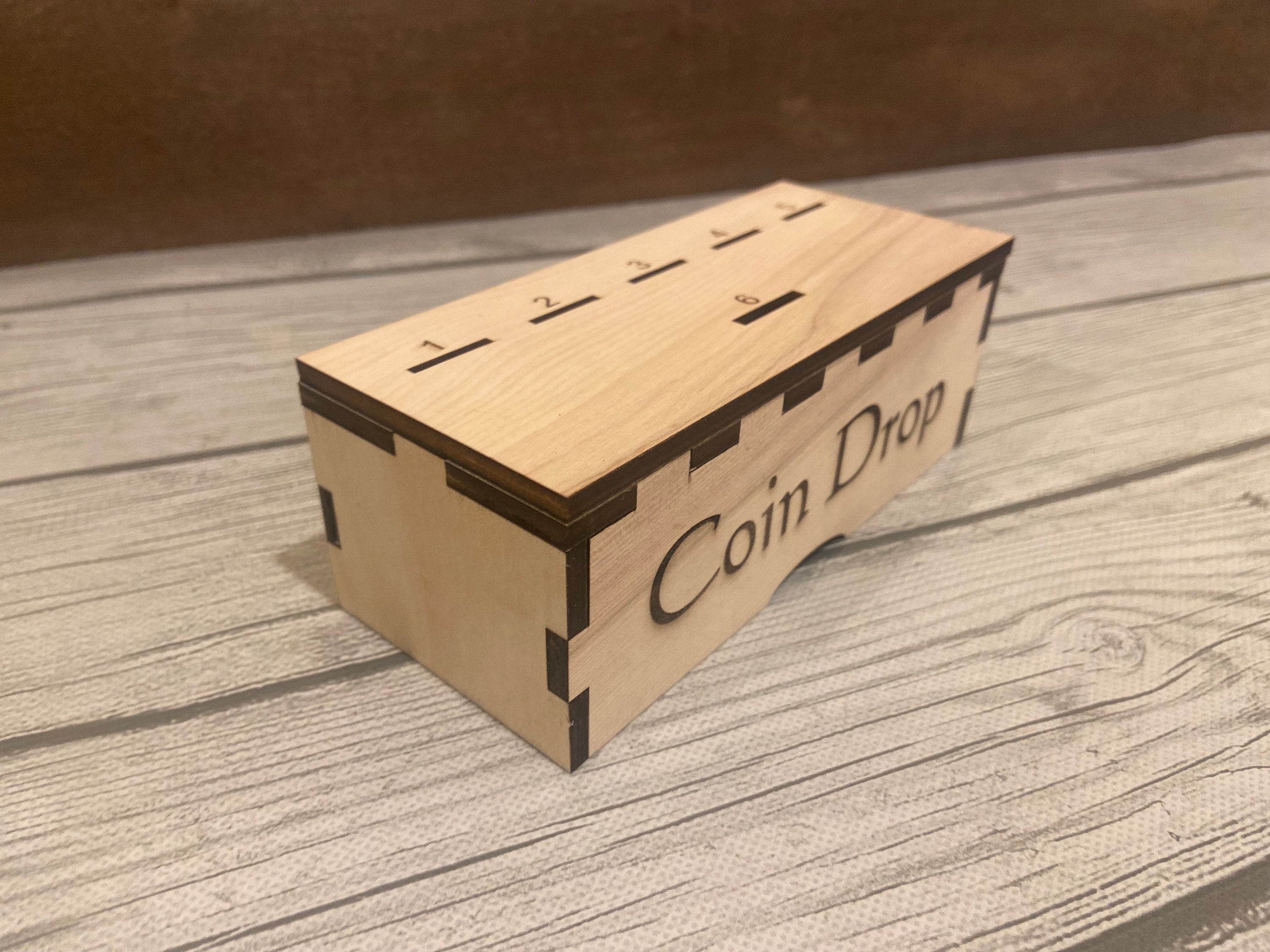 Coin Drop Game SVG Fun Glowforge Laser Dice Handmade Bar Wooden - Etsy