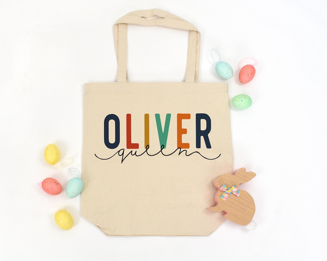 Kids Name Tote Bag, Children Book Bag, Preschool Tote, Kindergarten ...