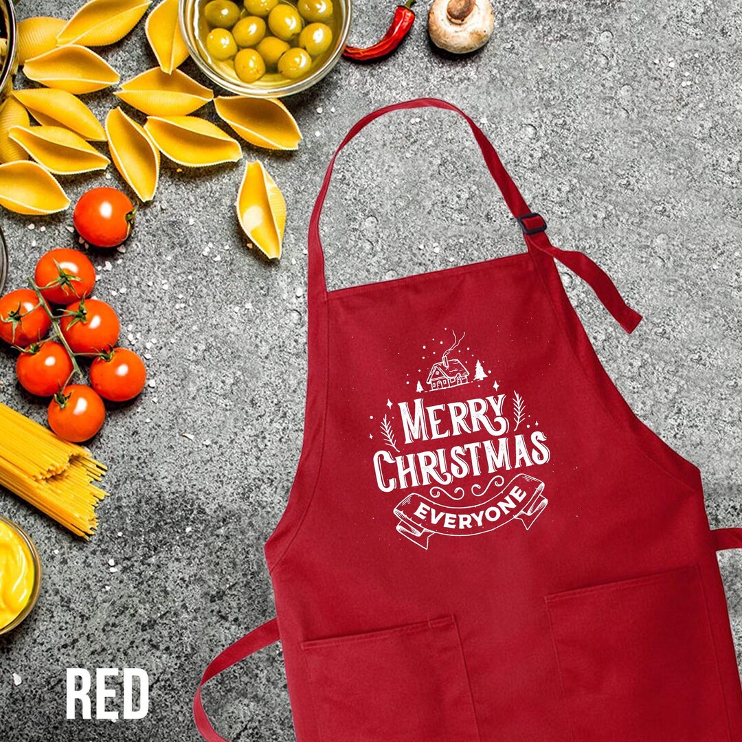 Christmas Tree Apron: Holiday Cooking Apron - Etsy