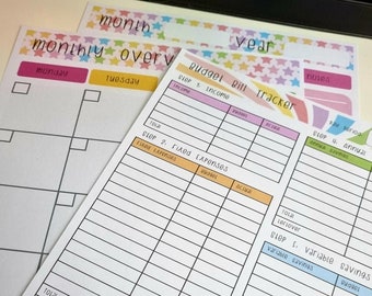 Rainbow Budget | Etsy