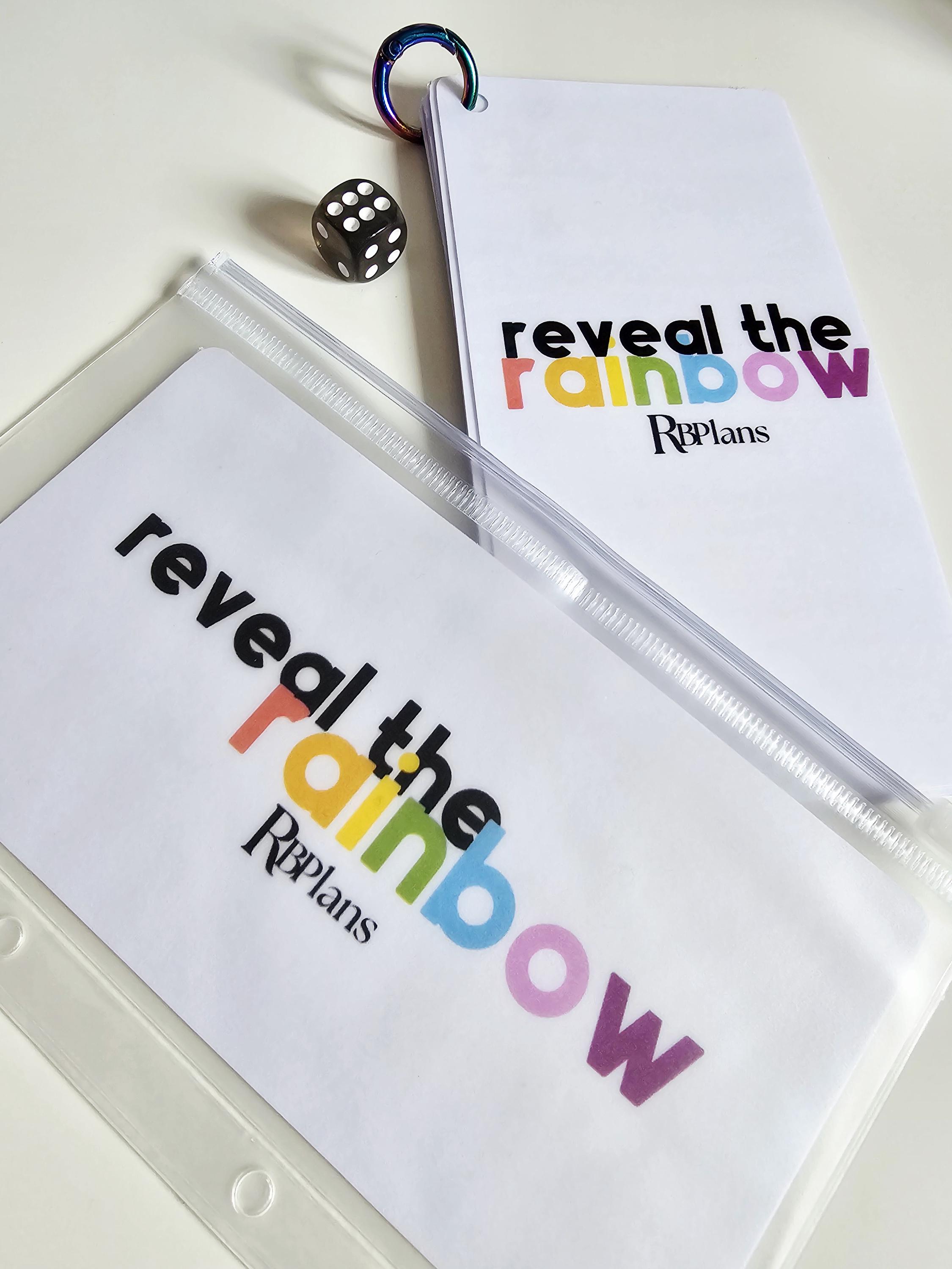 Reveal the Rainbow Scratch off | Savings Challenge | Cash Envelope ...