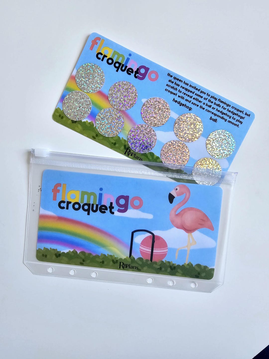 Flamingo Croquet | Savings Challenge | Cash Envelope | Rainbow Budgets ...