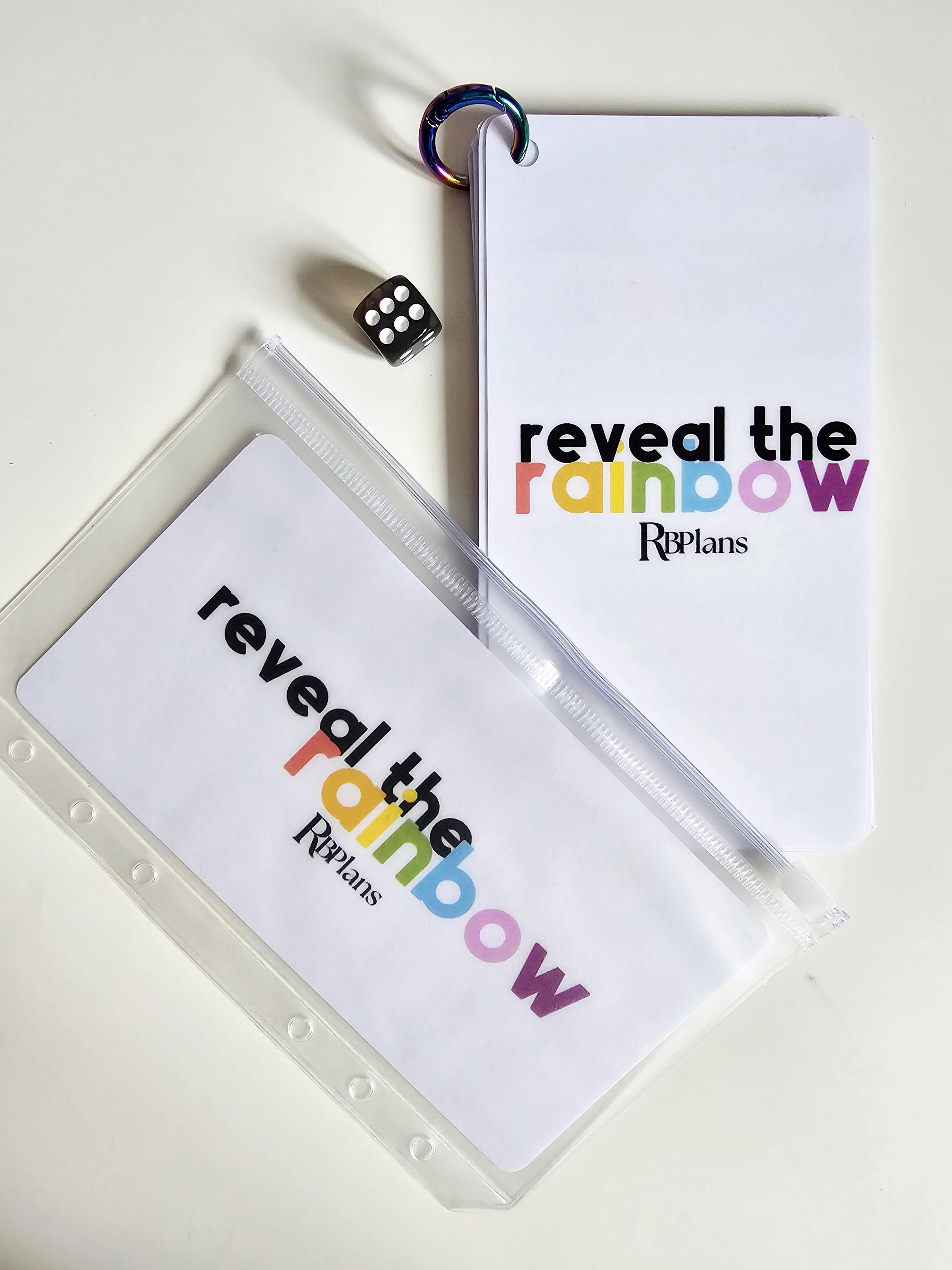 Reveal the Rainbow Scratch off | Savings Challenge | Cash Envelope ...