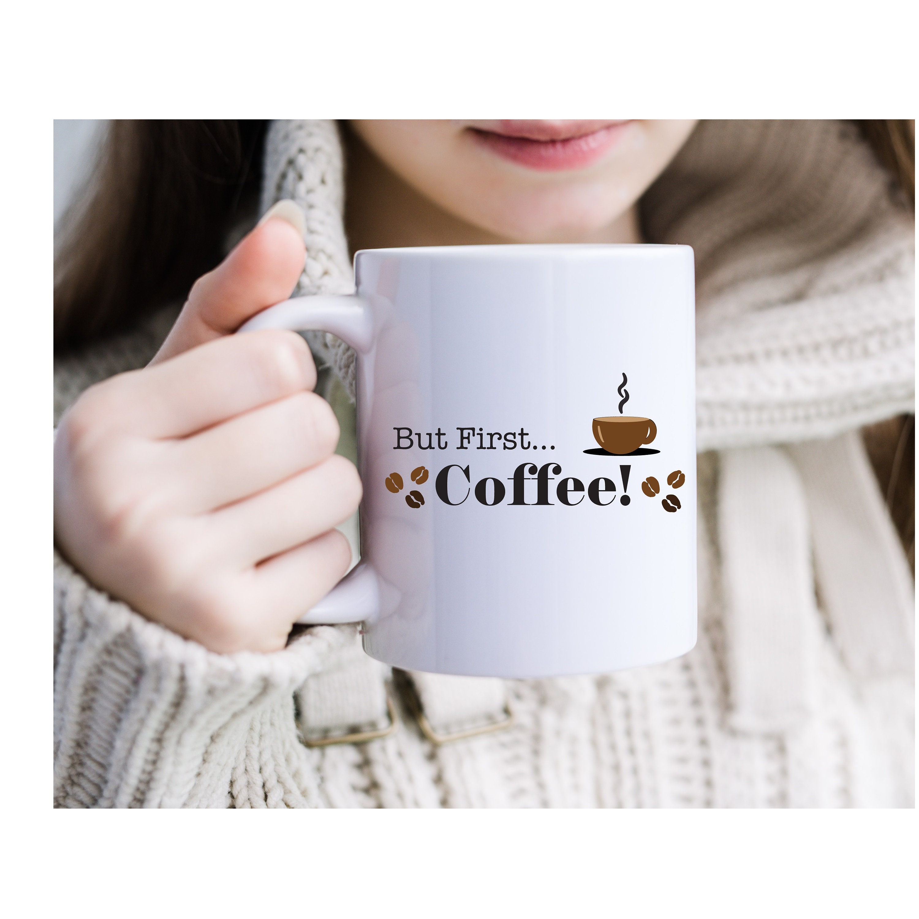 But First Coffee SVG Png Dxf Eps File for Silhouette and - Etsy