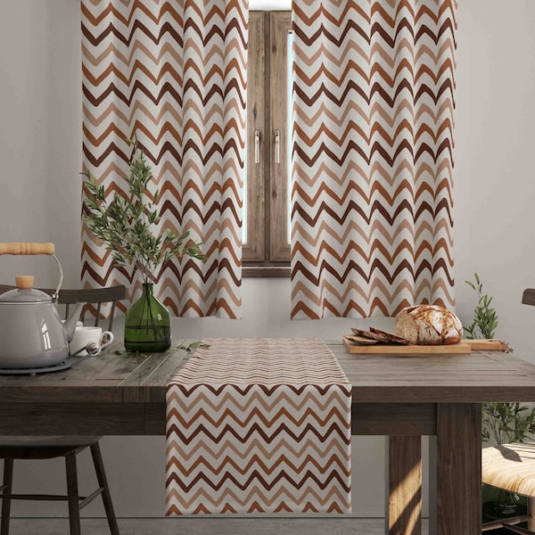 Chevron Drapes - Etsy
